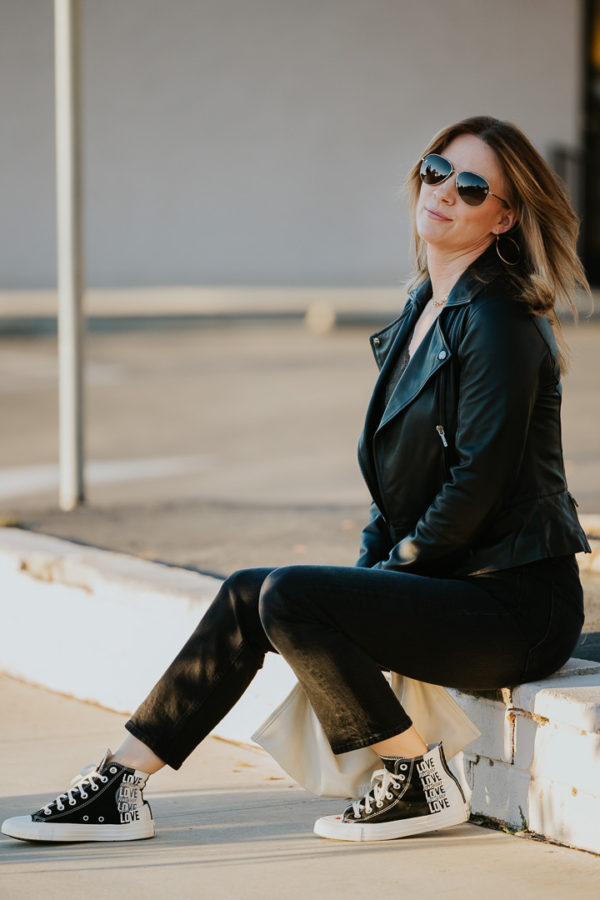 How To Style Black Converse - 7 Perfect Tips - Denim Is the New Black